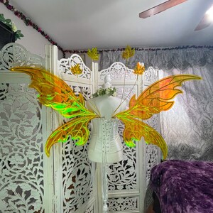 MADE TO ORDER Golden Leafy Maple Fae Fairy Wings - Etsy