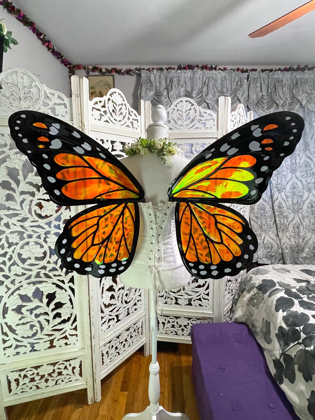 MADE TO ORDER Medium Monarch Butterfly Fairy Wings - Etsy