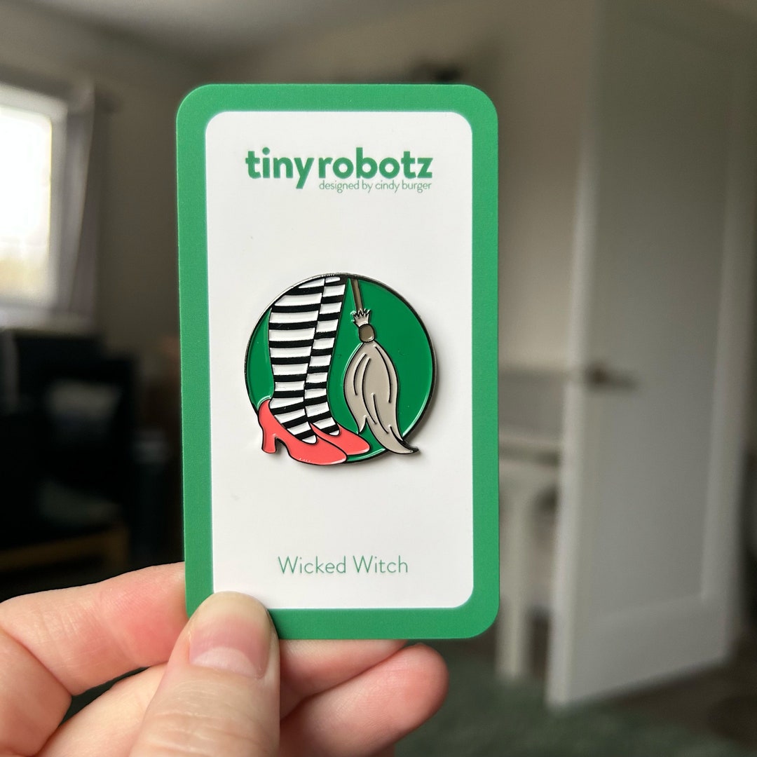 Wicked Witch Enamel Pin: Wizard of Oz, Soft Enamel - Etsy