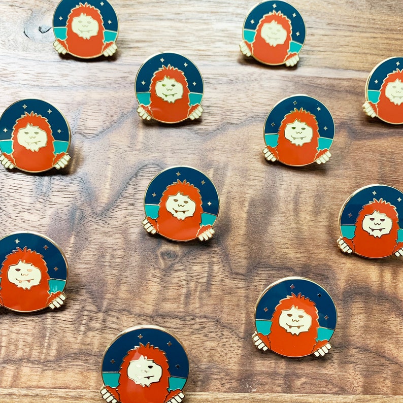 Sasquatch Enamel Pin Believers Club Big Foot pin Mythical | Etsy