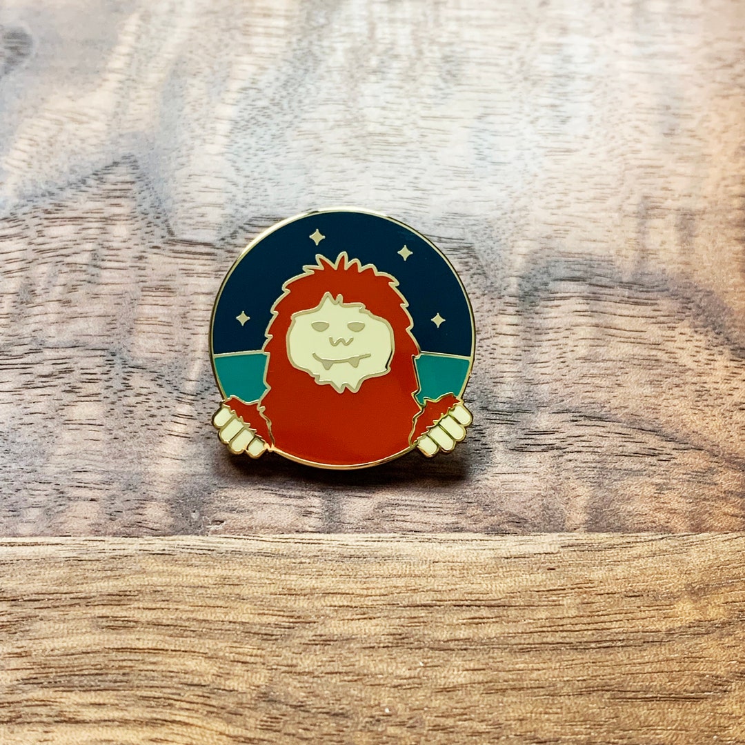 Sasquatch Enamel Pin: Teal & Pink Big Foot Believers Club - Etsy