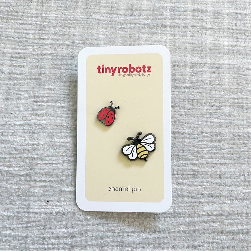 Ladybug Enamel Pin - Etsy