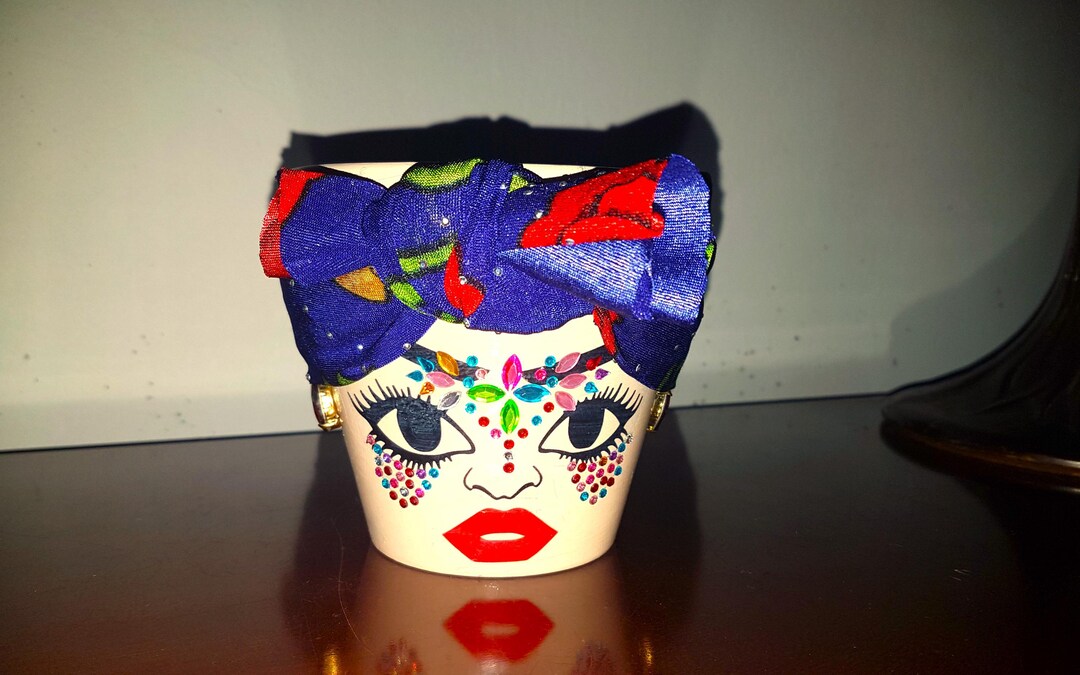 Lady Face Planter "ms Tilly" Sassy Plant Pot. - Etsy
