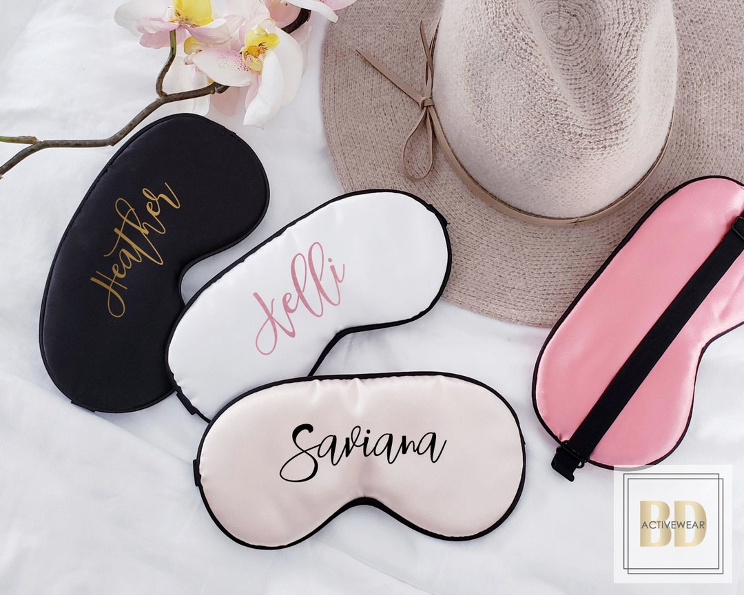 Custom Sleep Mask, Custom Eye Mask, Sleep Mask for Women, Satin Eye ...
