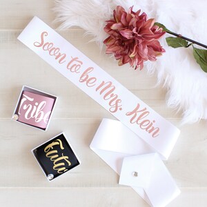 Future Mrs. Sash Personalized Bride Sash Bachelorette Bride - Etsy
