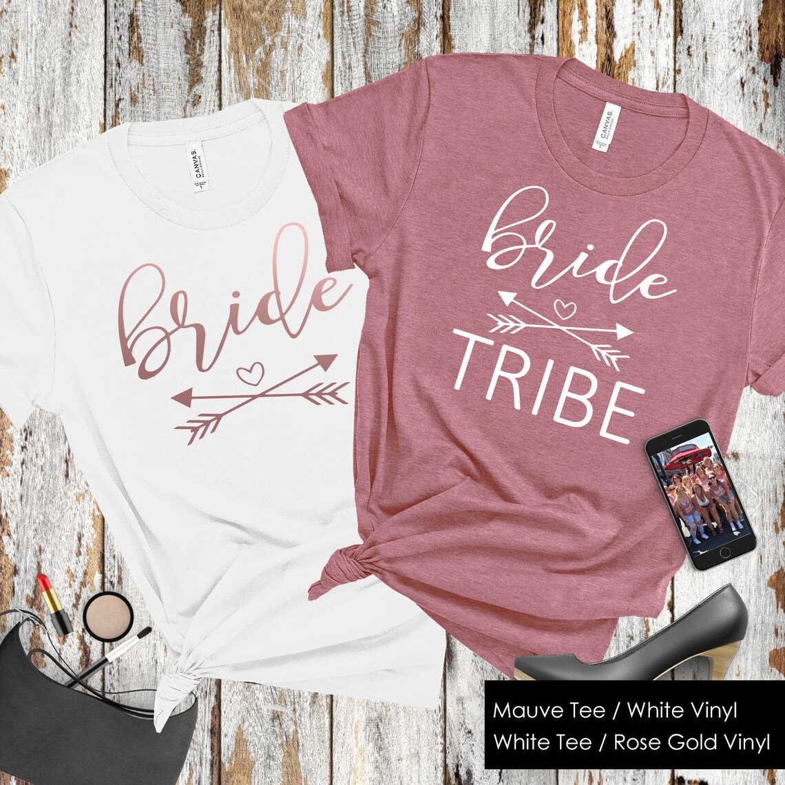 Bride Tribe Shirts Bridesmaid Shirts Bachelorette Party - Etsy