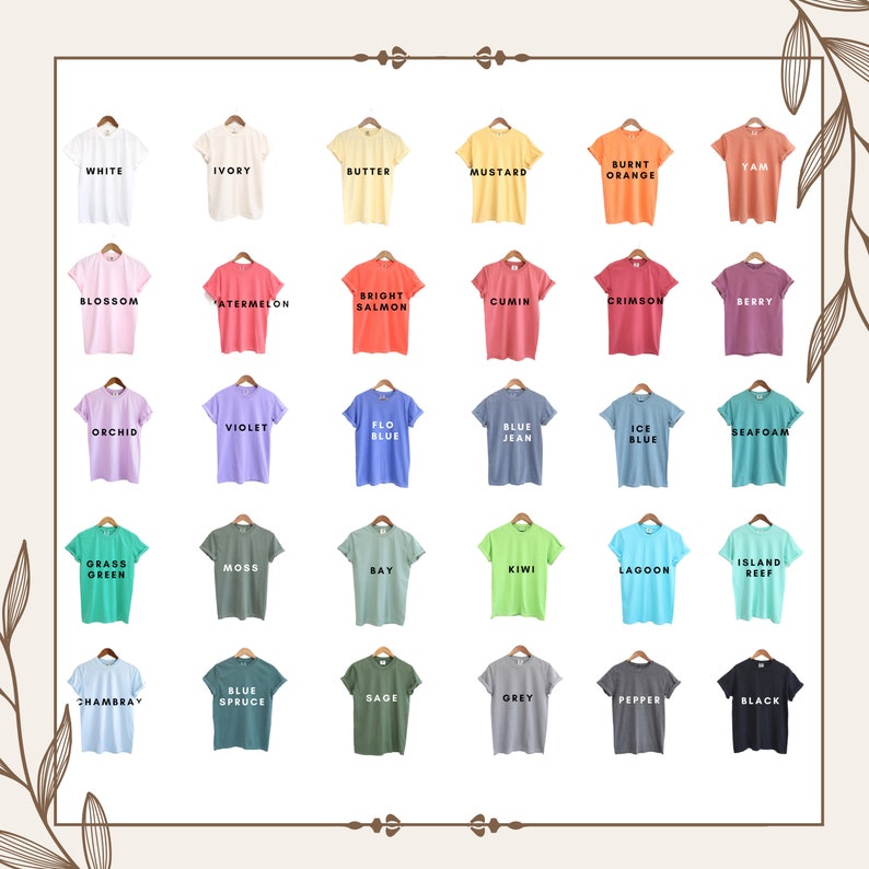 Custom Shirt, College Letters Text, Comfort Colors, Personalized School ...