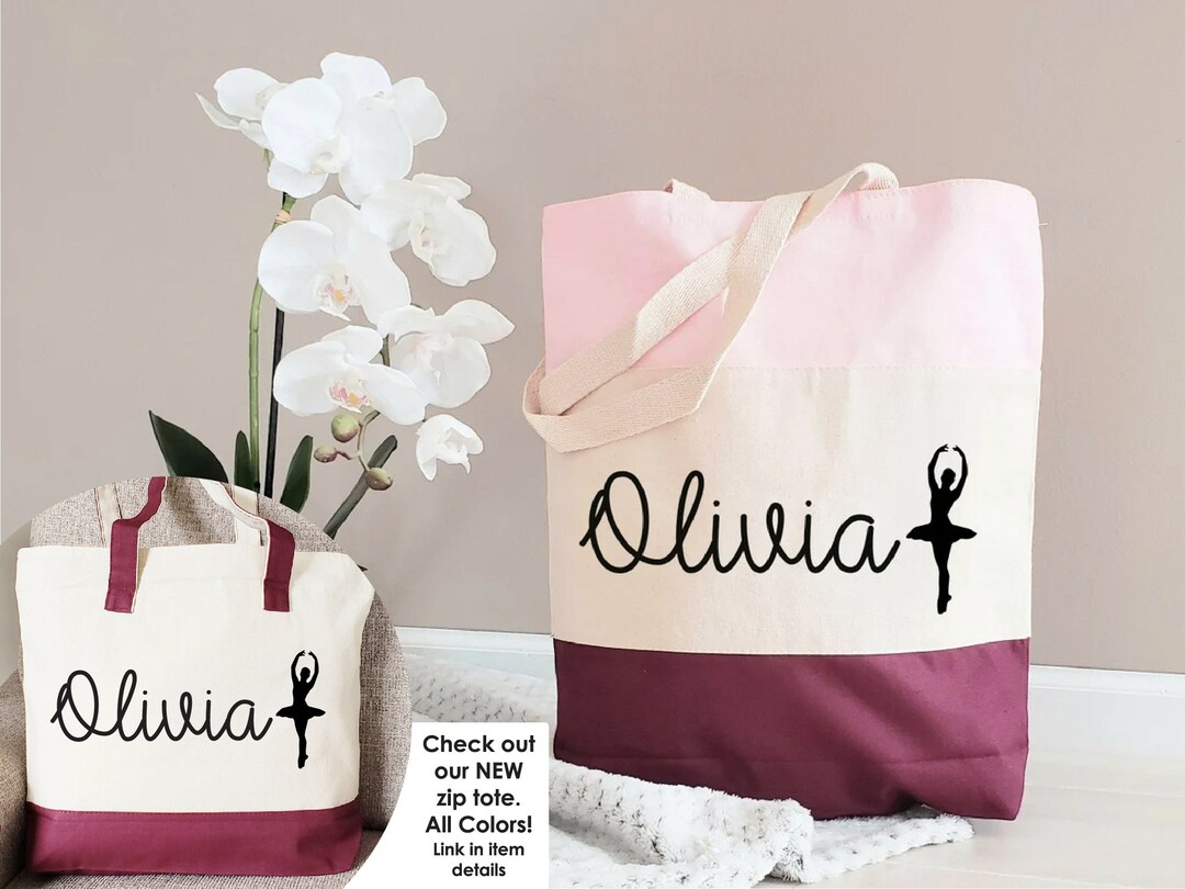 Ballet Bag, Ballet Bag for Girls, Ballet Bag Personalized, Ballet Bag ...