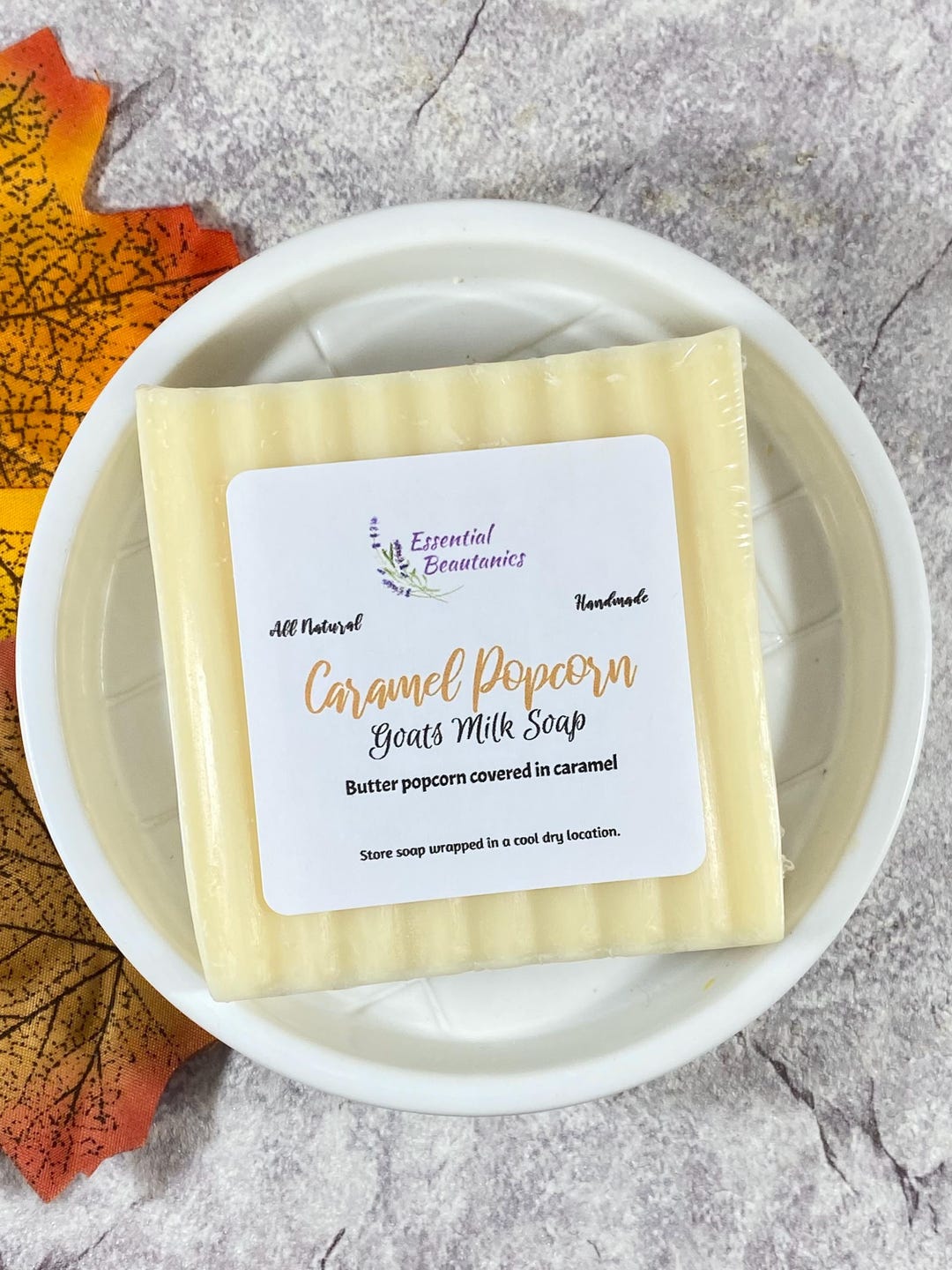 Caramel Popcorn Soap Goats Milk Soap Novelty Sweet Scented Bar Soap ...