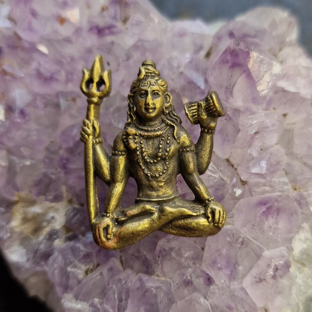 Old Shiva Mahadev Pendant Necklace Mahadeva Great God, Hindu Deity ...