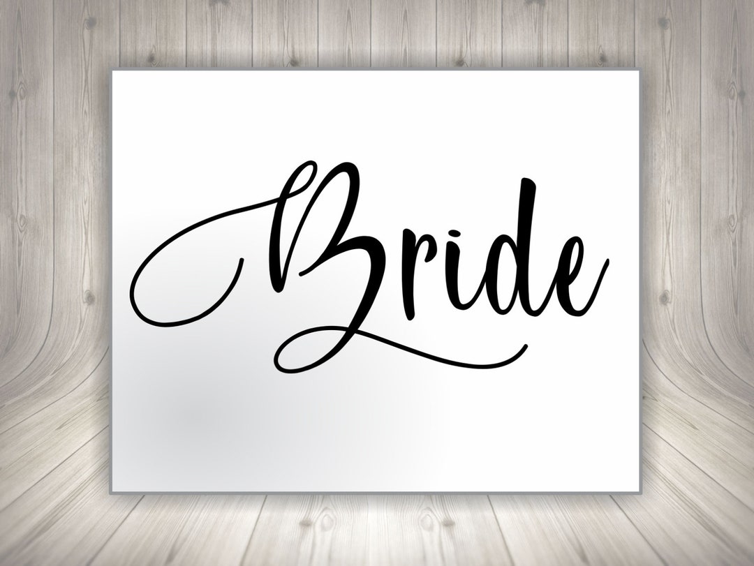 Bride SVG - Bride PNG - Bride DXF - Bride Cut Out - Bride Design ...