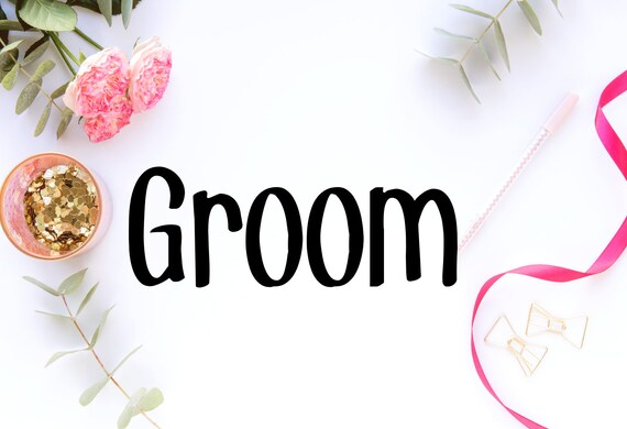 Groom SVG Groom PNG Groom DXF Groom Font Groom Cricut - Etsy Finland