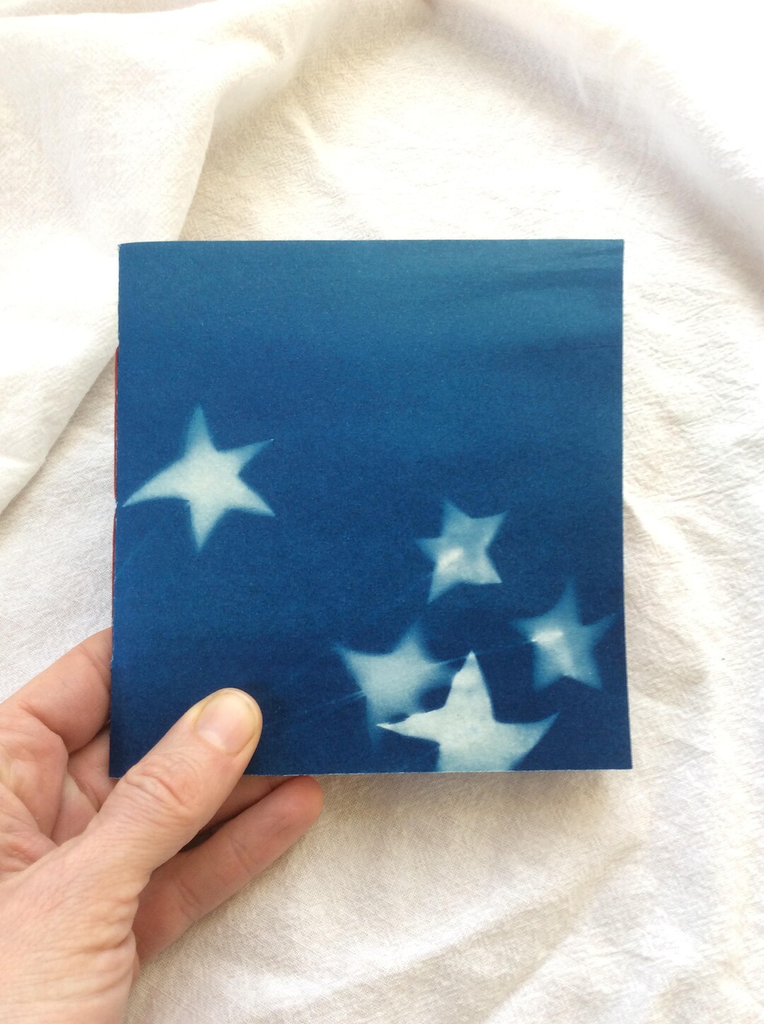 Cyanotype Stars Blank Book - Etsy
