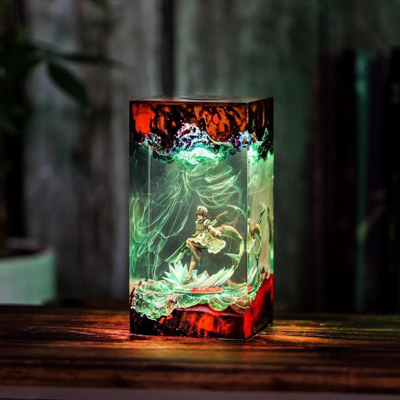 Zenless Zone Zero Elle Joe Lamp | Resin LED Diorama Light | Anime Gamer ...