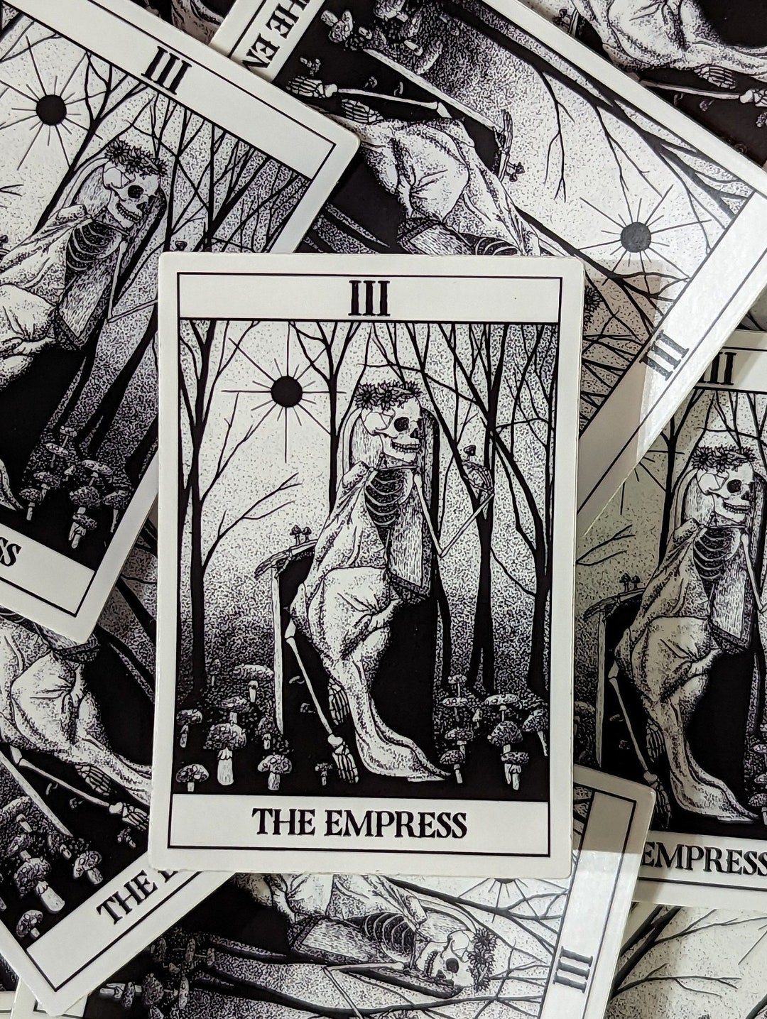 Empress Tarot Vinyl Sticker - Etsy