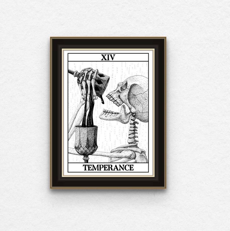 Temperance Tarot Art Print - Etsy
