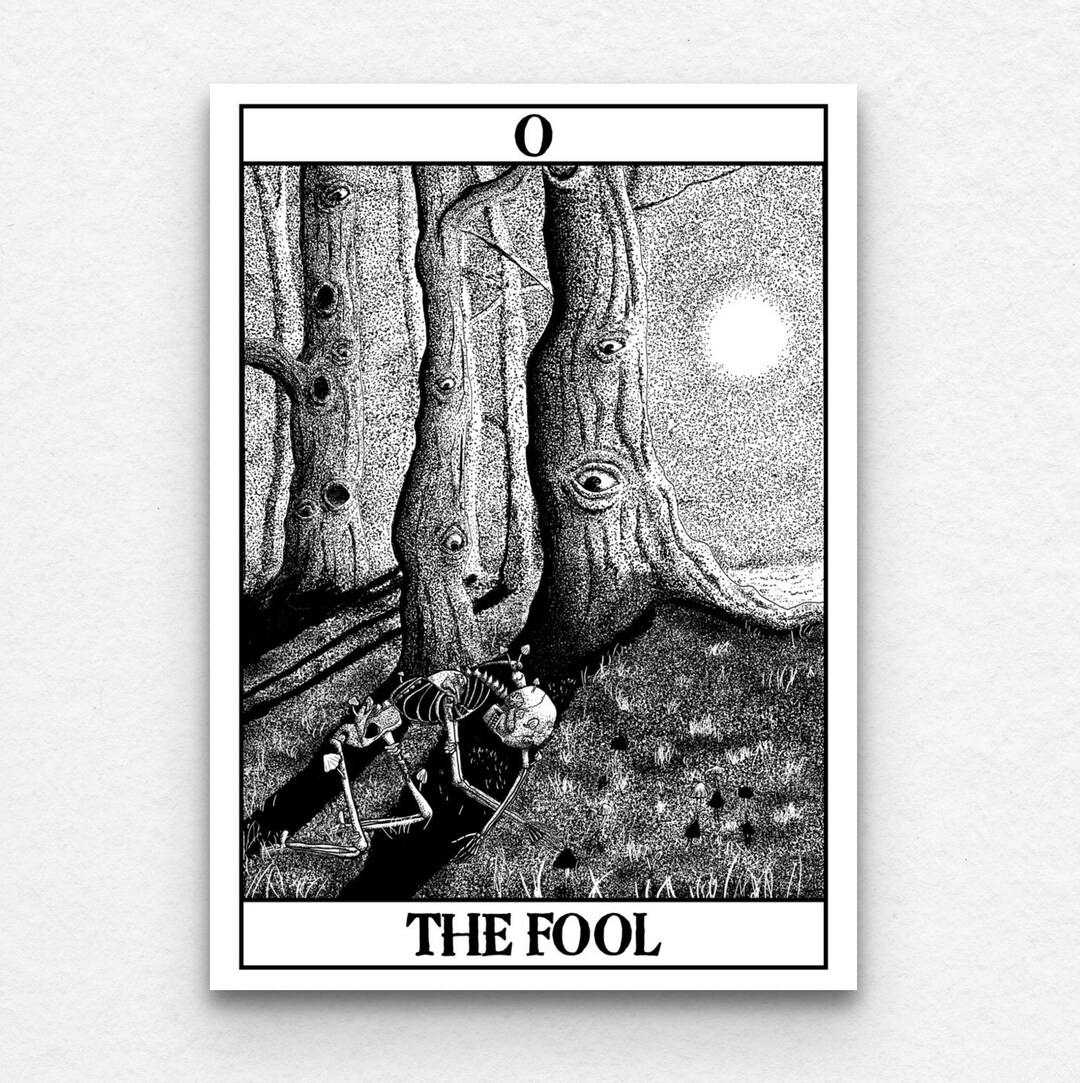 The Fool Tarot Art Print - Etsy