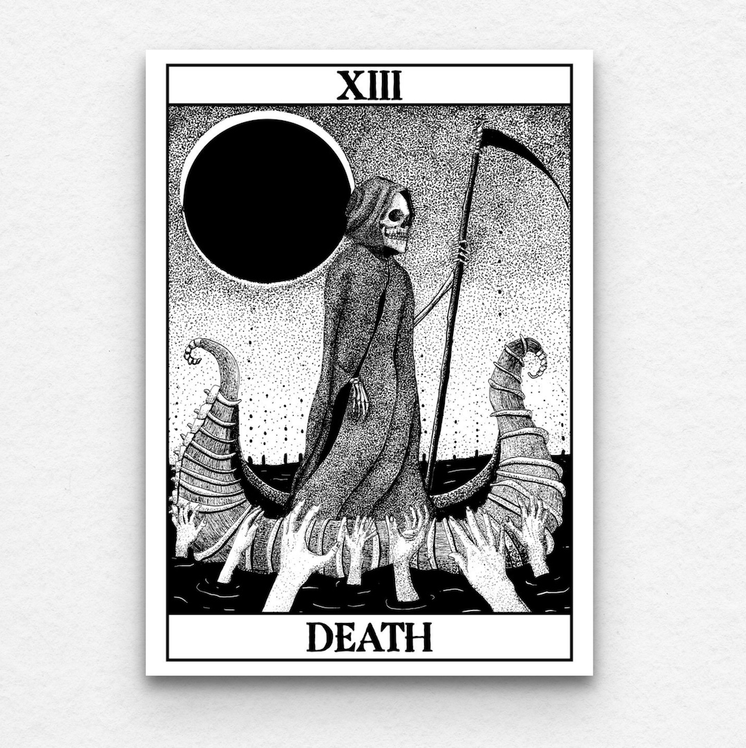 Death Tarot Art Print - Etsy