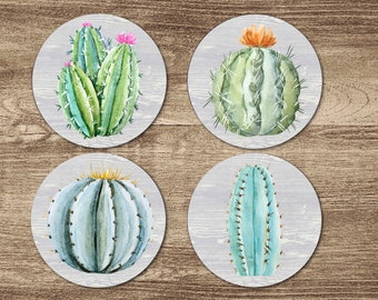 Cactus coasters | Etsy