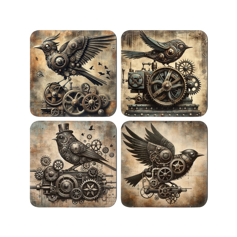 Steampunk Bird - Etsy