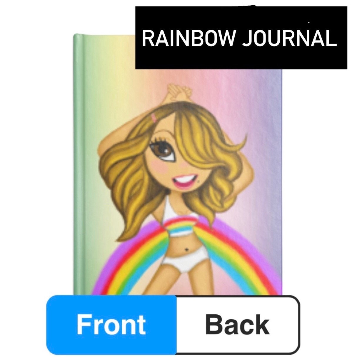Mariah Carey Rainbow (front and Back Artwork) Inspired Journal or ...
