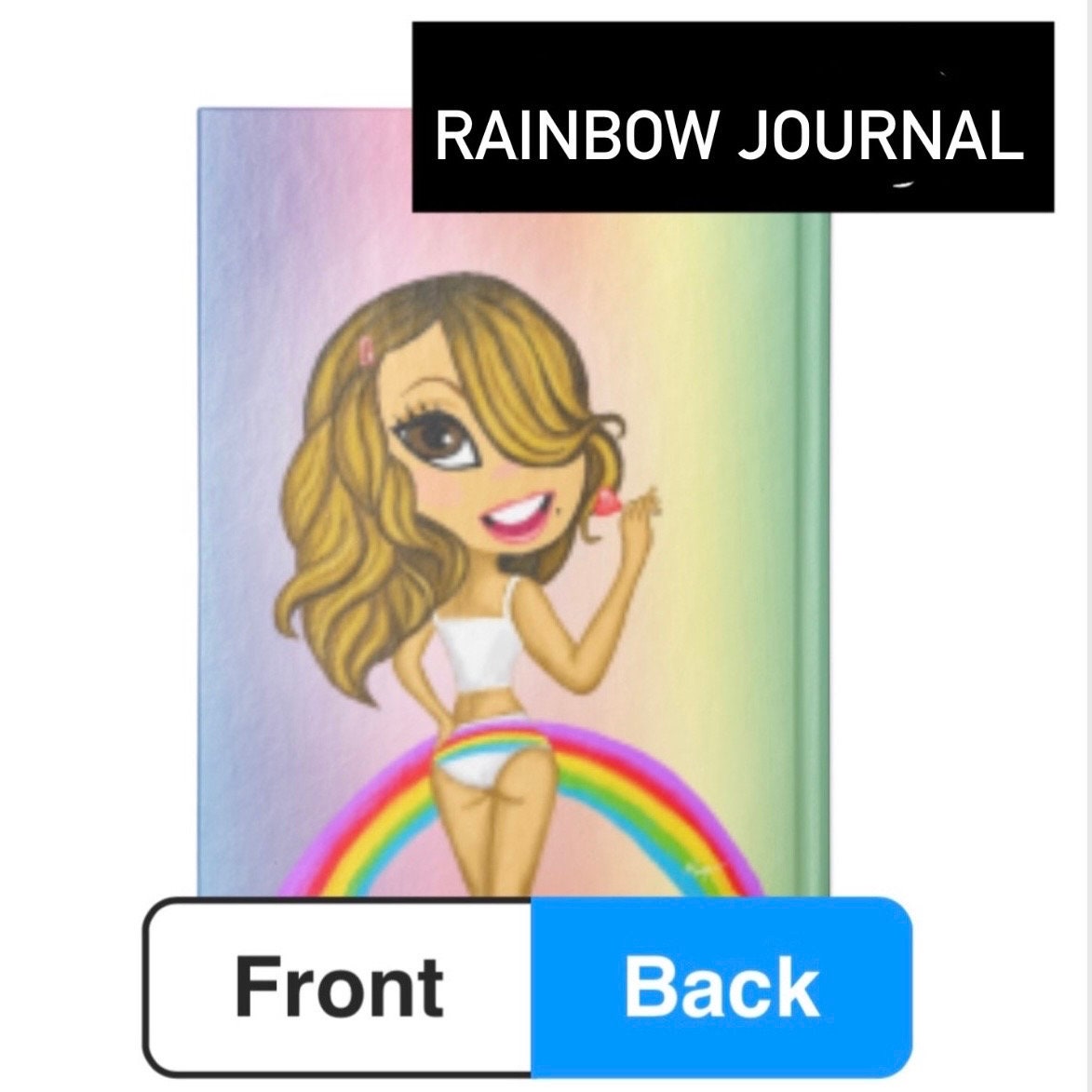 Mariah Carey Rainbow (front and Back Artwork) Inspired Journal or ...
