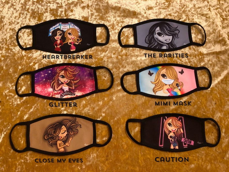 Mariah Carey Inspired Face Masks - Etsy