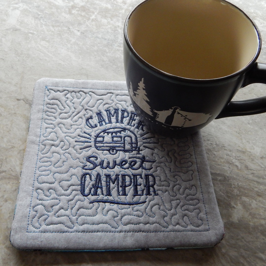 Large Camper Sweet Camper Coaster, Camping Decor, Motorhome Decor ...