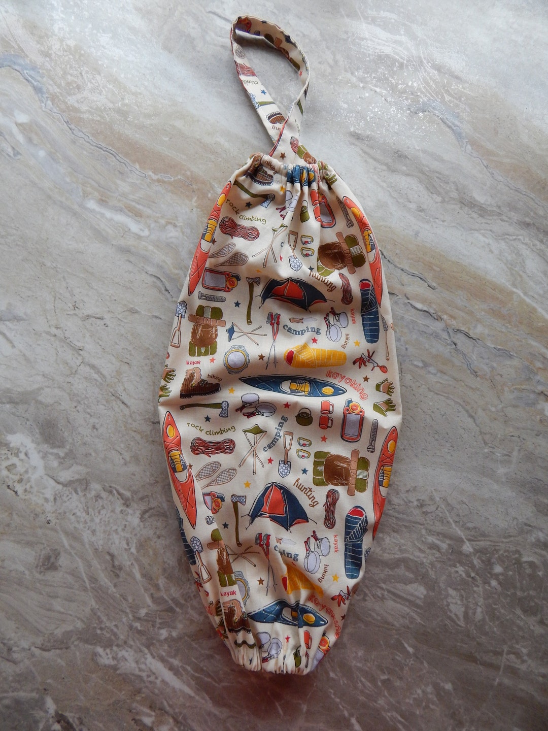 Camping Adventures Plastic Bag Holder, Camping Decor, Camper Decor ...