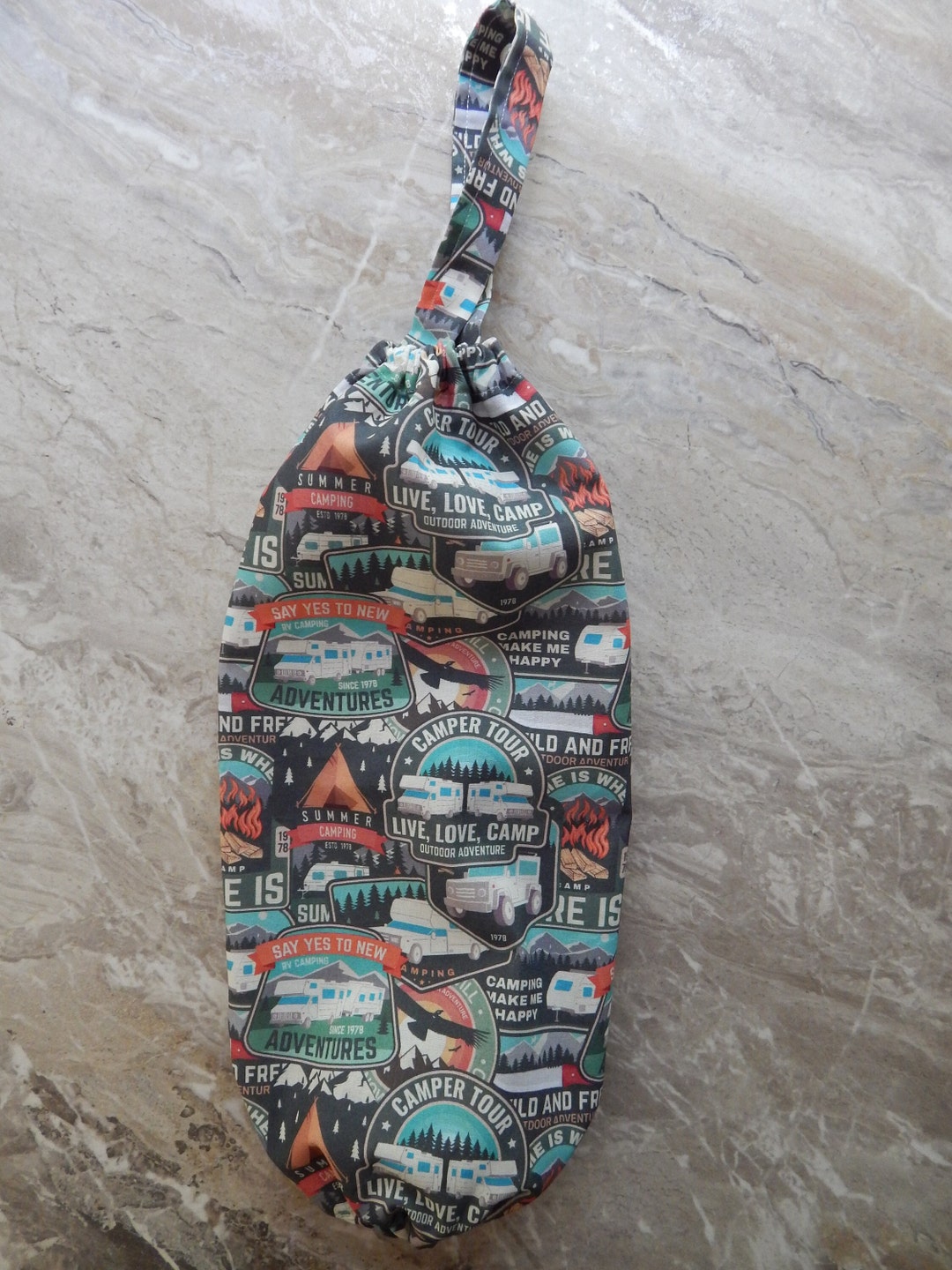 Camping Adventures Plastic Bag Holder: RV Camper Decor - Etsy