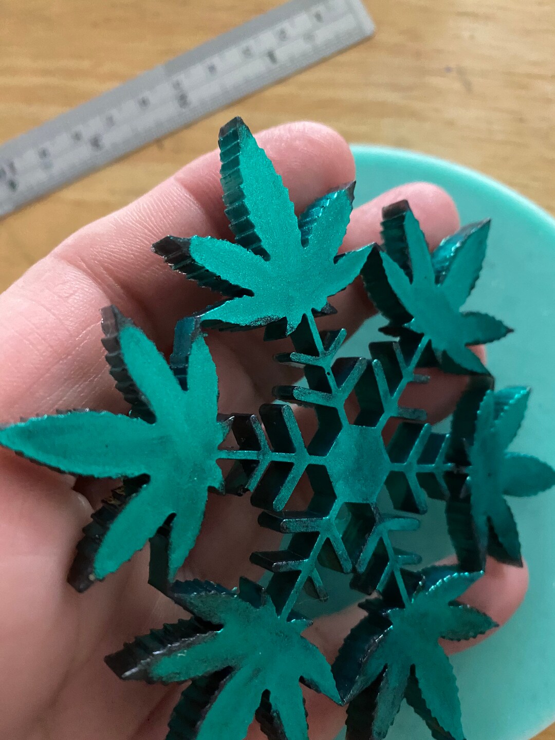 Beautiful Leaf Ornament Mold 4 Inch - Etsy