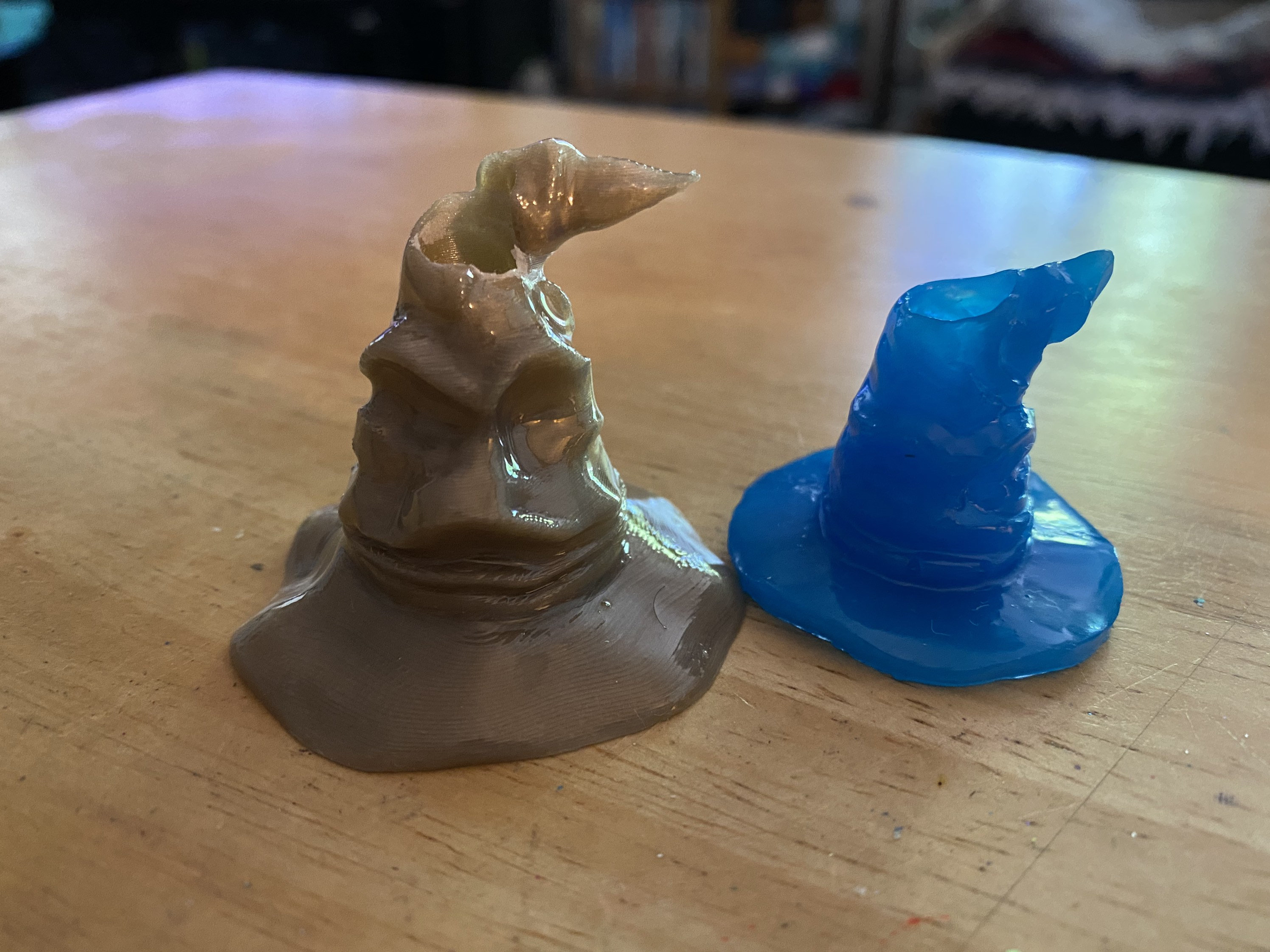 Wizard Sorting Hat Straw Topper Mold Small and Larger (molds Are Cut ...