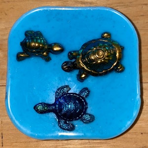 3 Pice Turtle Mold 1 Inch Turtle and 2 1/2 Turtles Extra Cute - Etsy