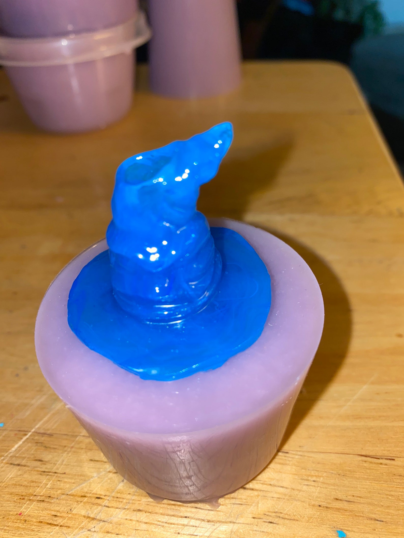 Wizard Sorting Hat Straw Topper Mold Small and Larger molds Are Cut for ...