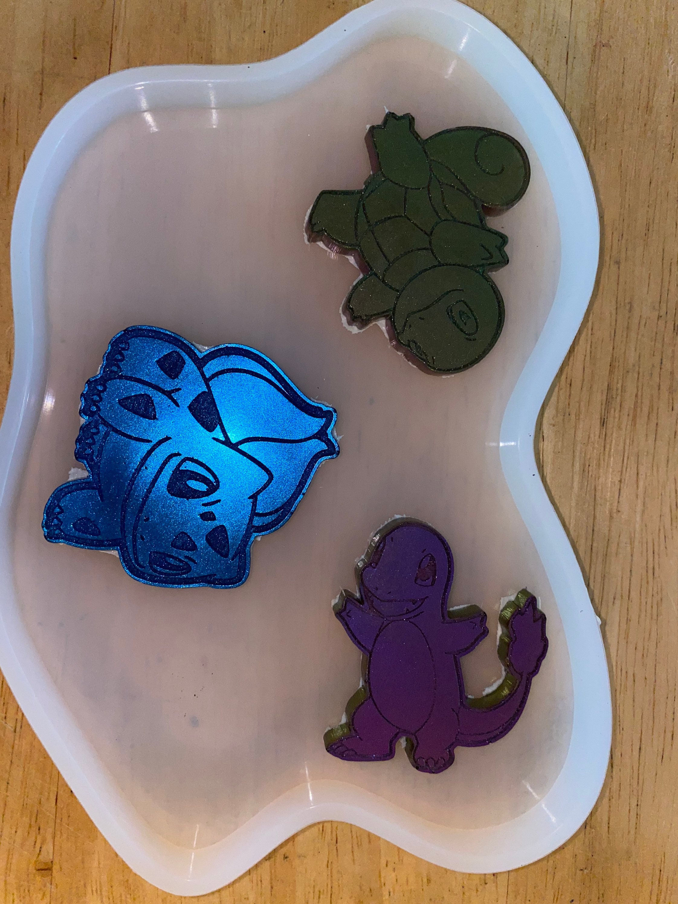 Pokémon friends 3 pice mold | Etsy