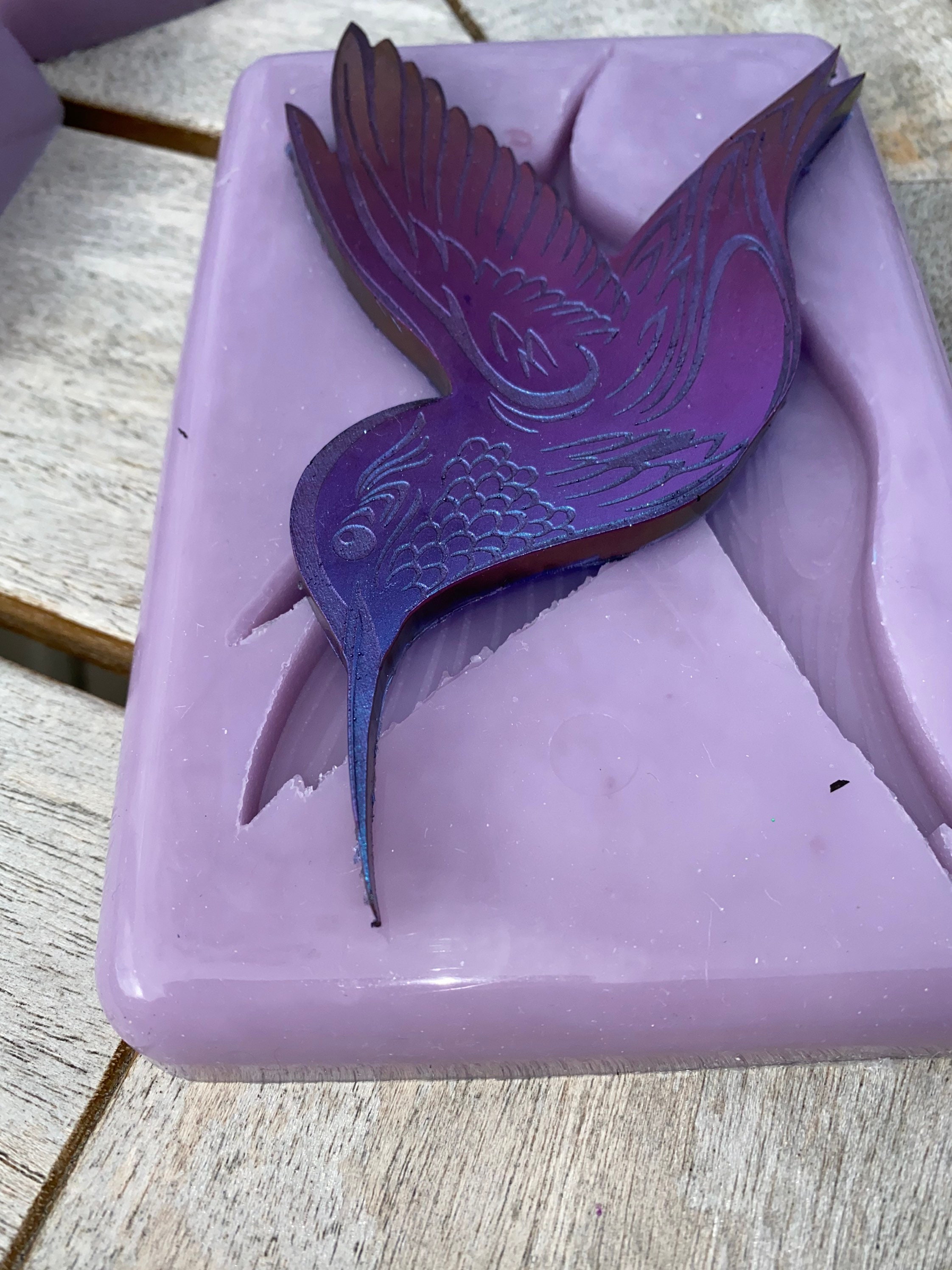 Hummingbird Mold Large and Baby - Etsy