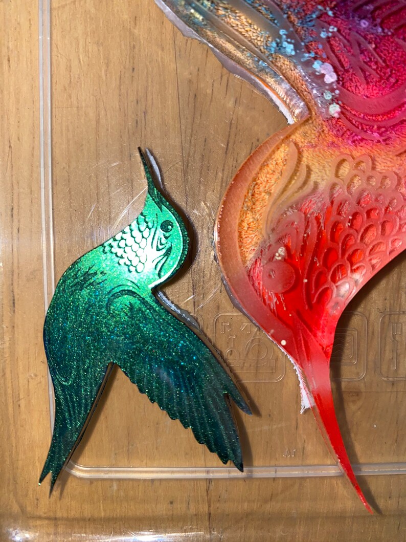 Hummingbird Mold Large and Baby - Etsy