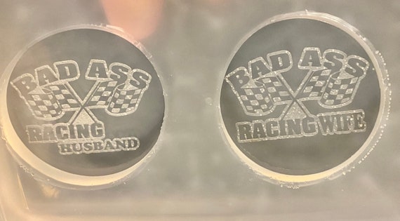 Bad Ass Racing Husband and Wife 2 Pice Phone Pop Mold Set - Etsy