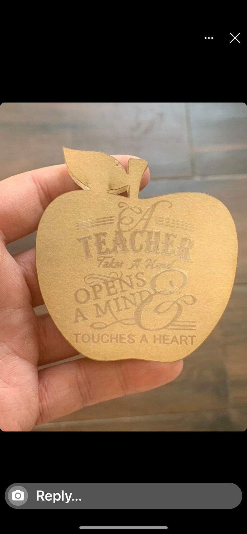A Teacher Takes a Hand Opens a Mind and Touches a Heart 3 Inch | Etsy