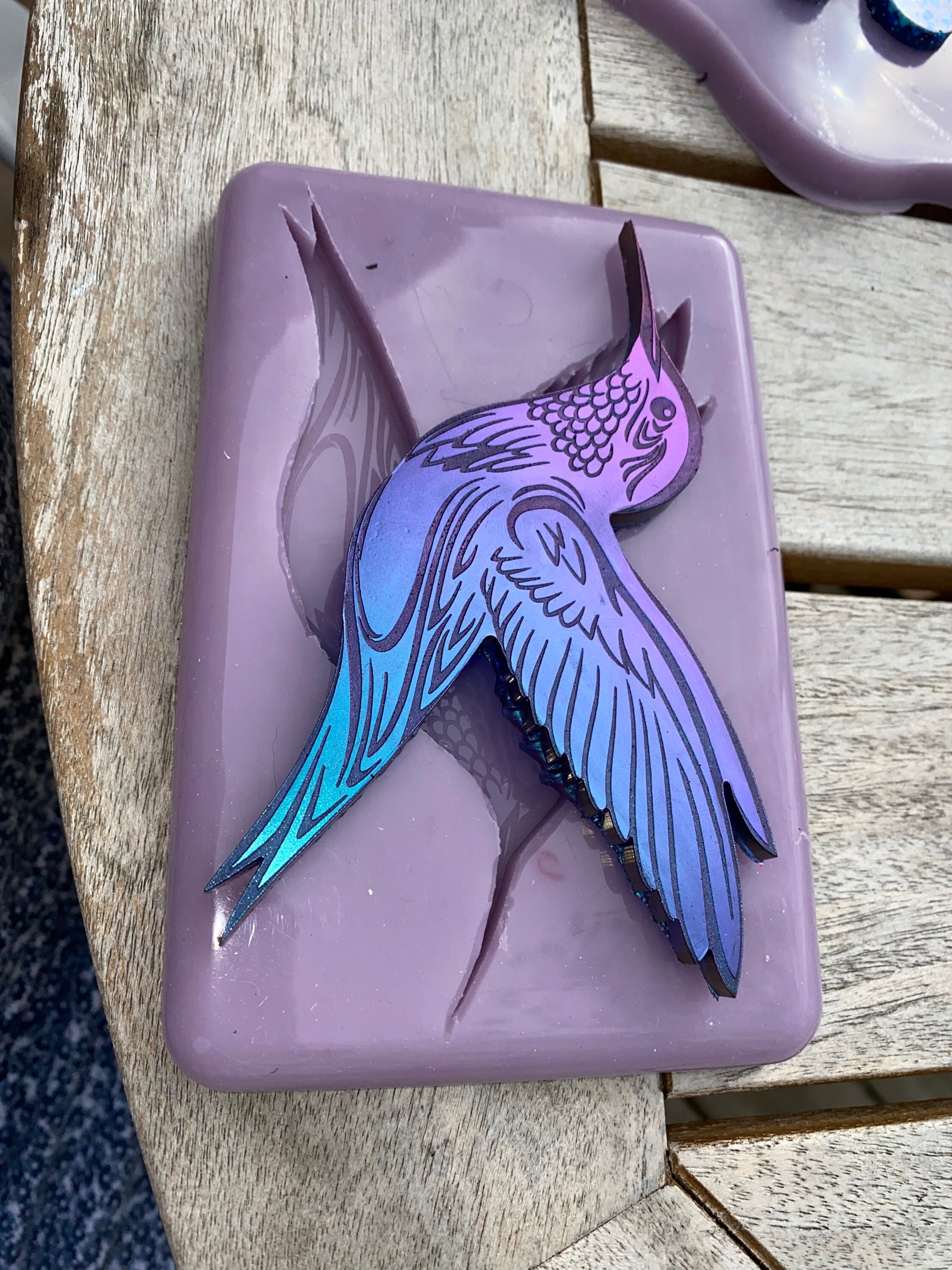 Hummingbird Mold Large and Baby - Etsy