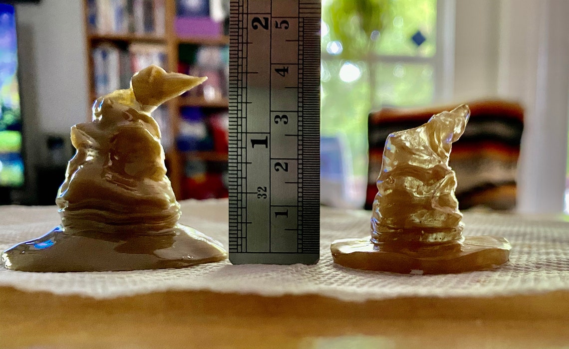 Wizard Sorting Hat Straw Topper Mold Small and Larger (molds Are Cut ...