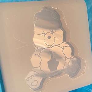 3 Inch Don’t Care Middle Finger Bear - Etsy