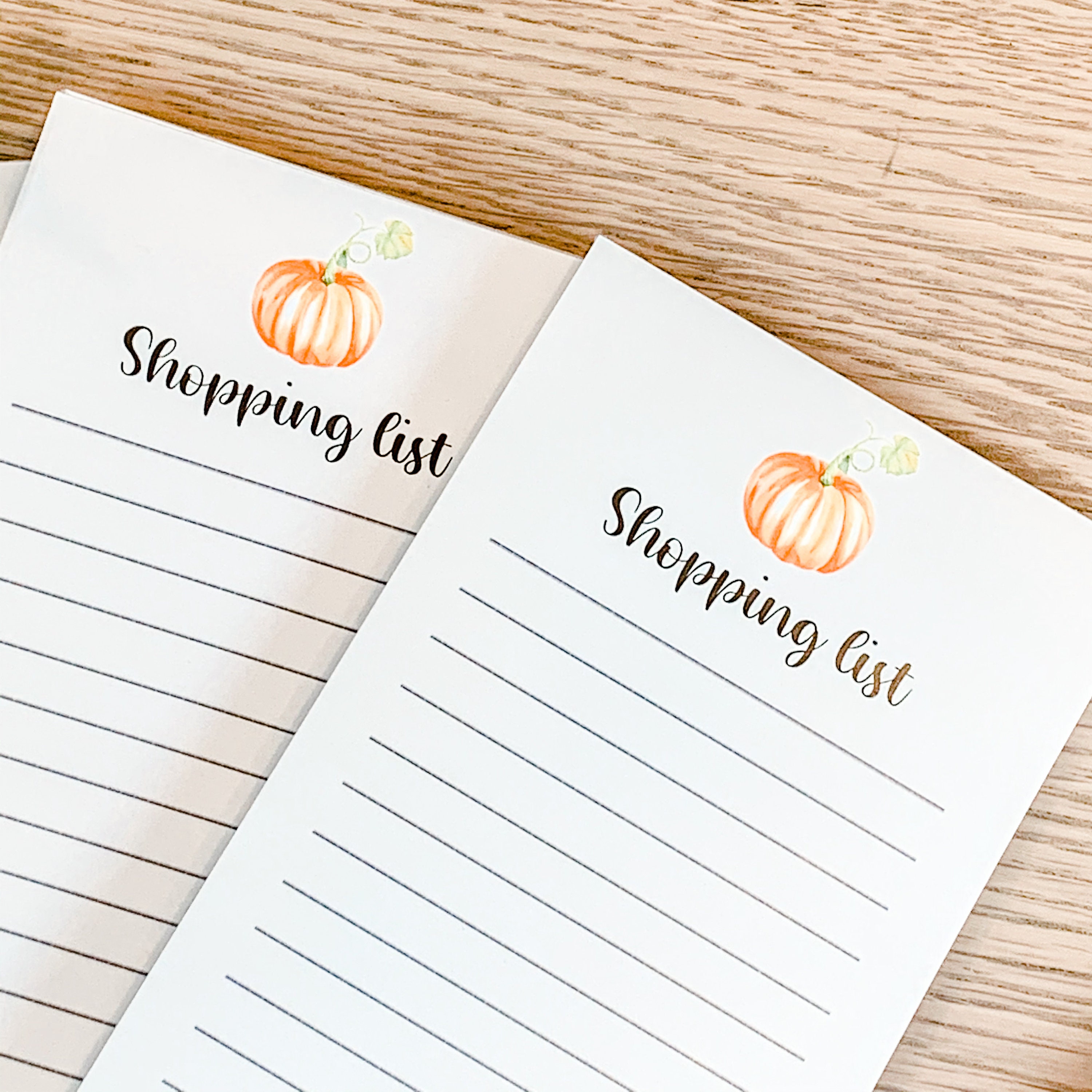 Autumn Shopping List Notepad With MAGNETS - Etsy UK