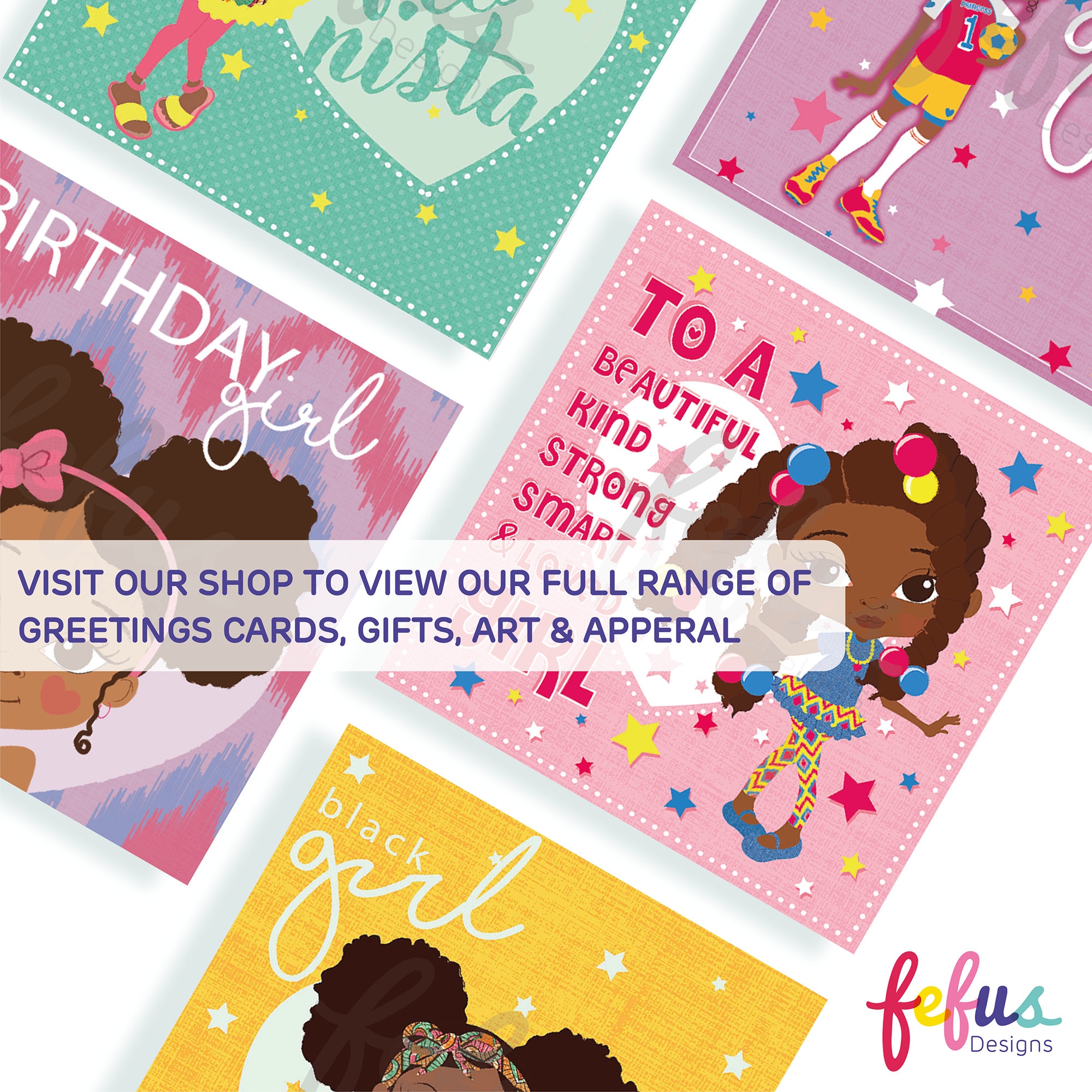 FASHIONISTA Greetings Card Slay Celebration Kids Cards - Etsy