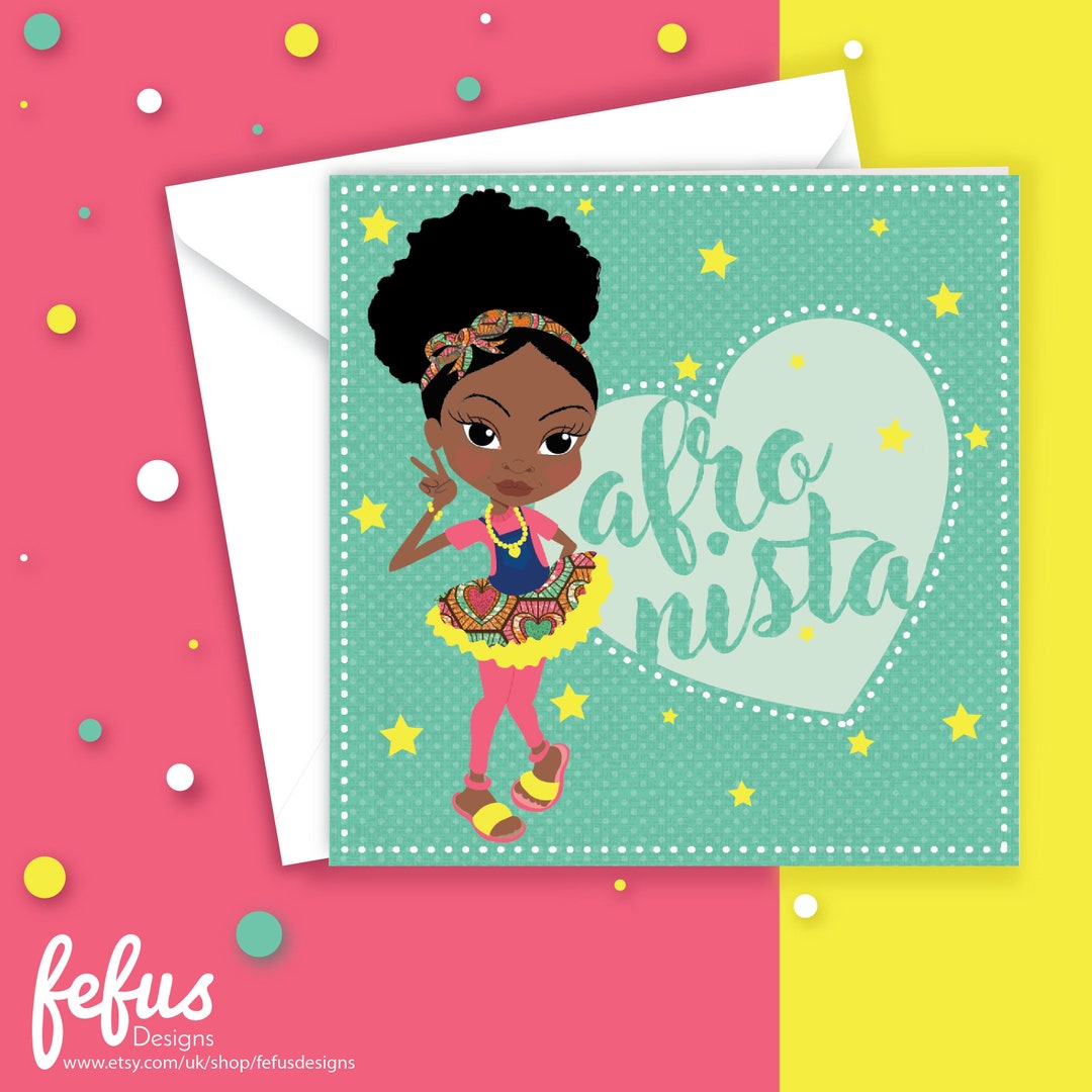 Black Girl Magic Birthday Card | Multicultural Greetings Card ...