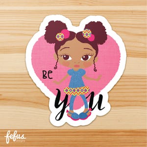 A4 Sticker Sheet | 6 Die-cut Empowering Stickers | Mixed Boys and Girls ...