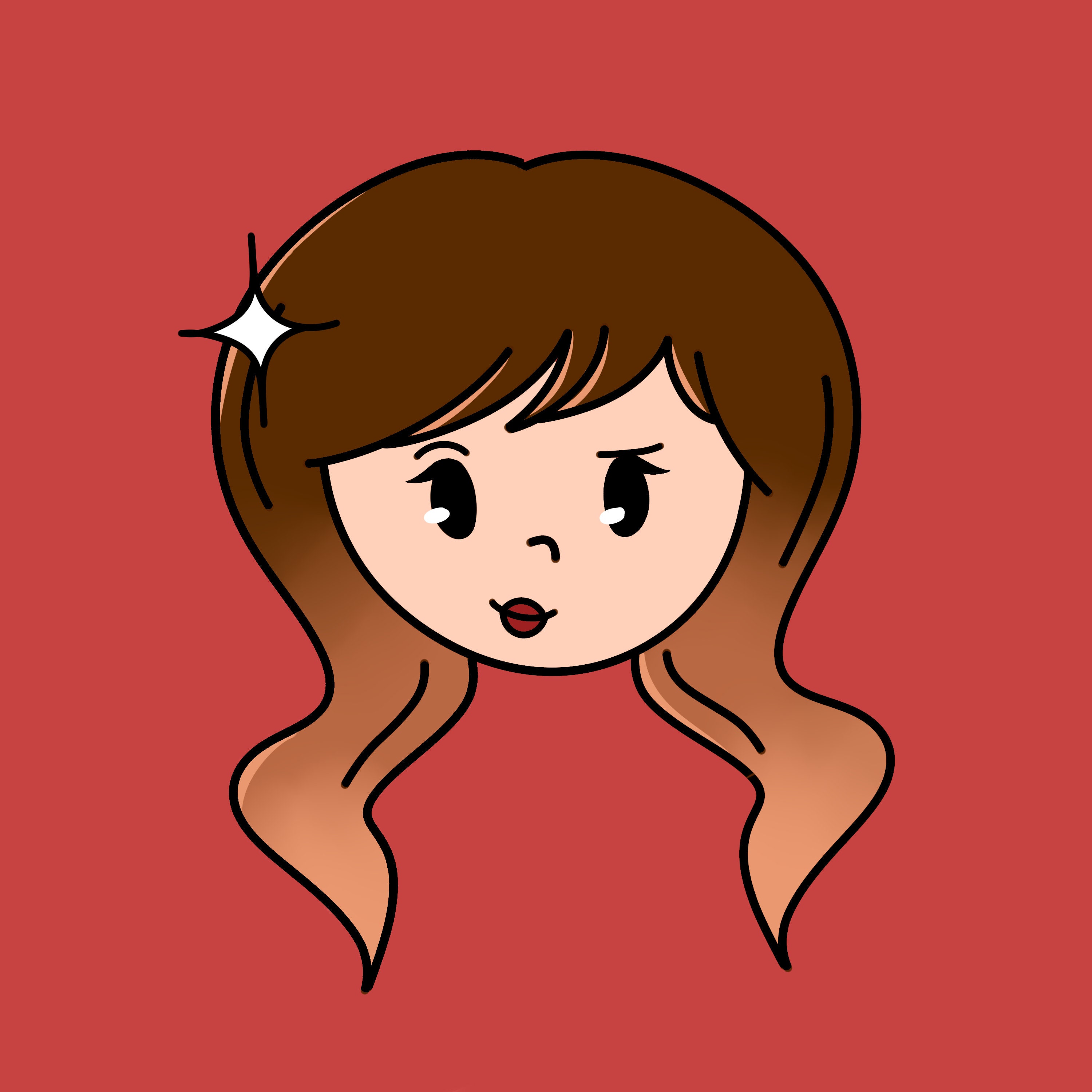 Simple and Cute Custom Digital Avatar, Customizable, Digital Portrait ...