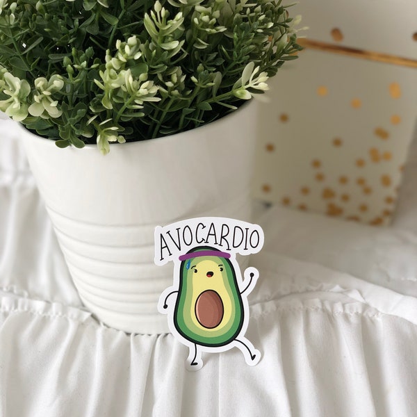 Funny Avocado Sticker - Etsy