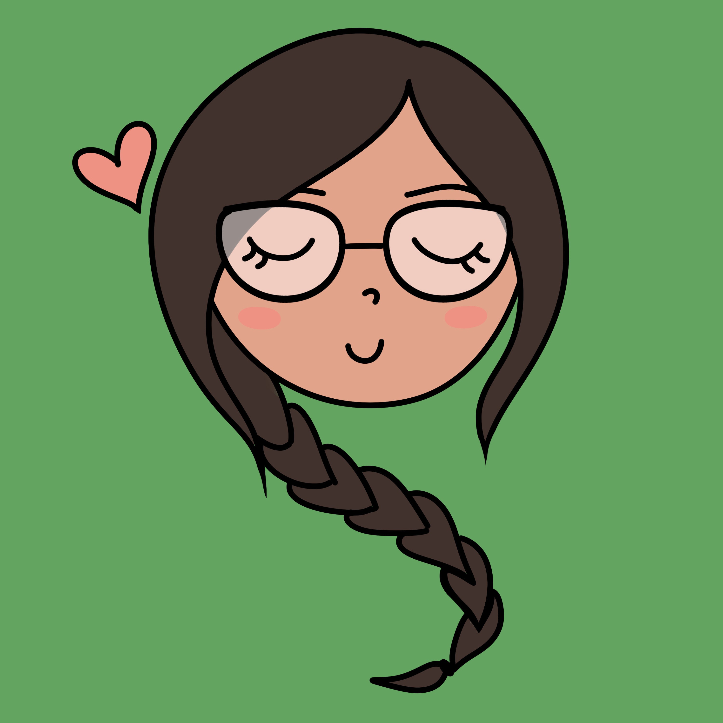 Simple and Cute Custom Digital Avatar, Customizable, Digital Portrait ...