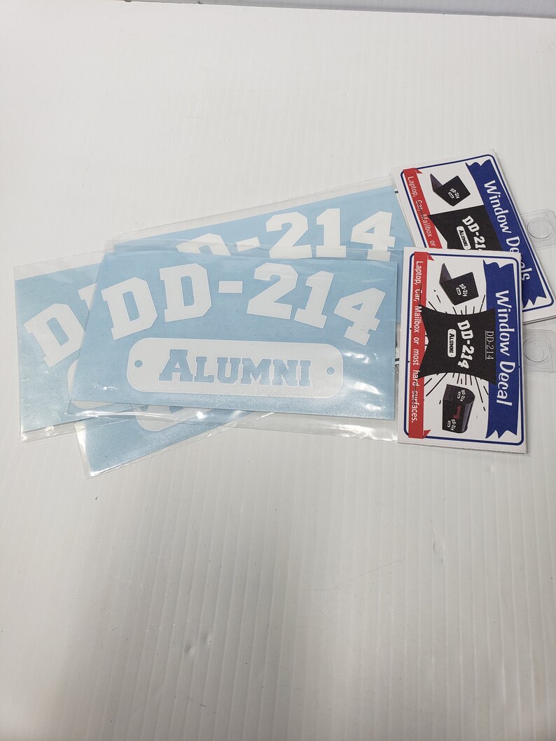 DD-214 Alumni decal Military Retirement Veteran decal | Etsy